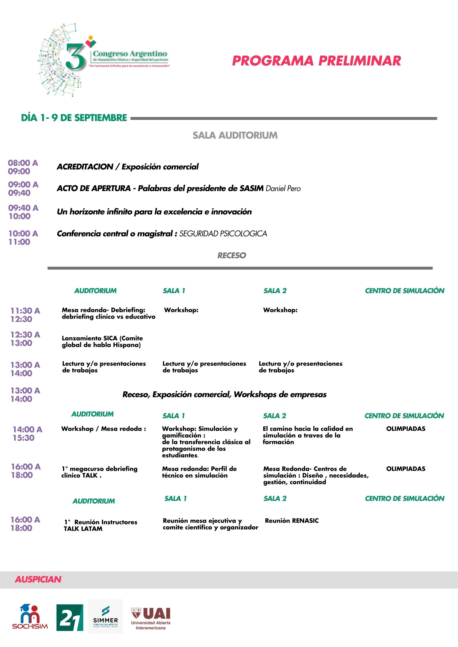SASIM - Sociedad Argentina de Simulación - Inicio
